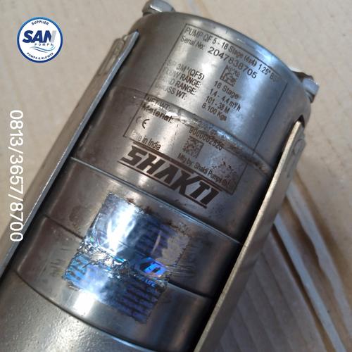 Jual Pompa Submersible Shakti Pump QF5-18 model/stages 4" 2 hp 1.25 ...