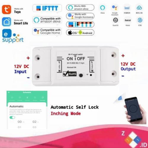 Jual Smart Switch Wireless 9V 12V 24V DC MODIFIED for Door Lock Garage ...