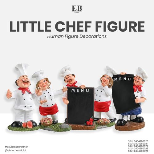 Jual Pajangan Patung Koki Italia Lucu / Little Chef Figurine Series EB ...