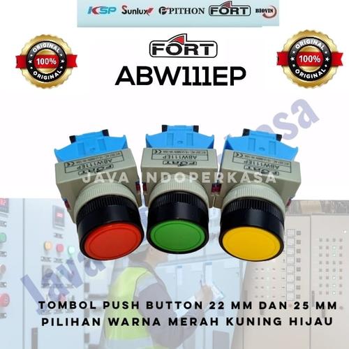 Jual FORT ABW111EP tombol push button model idec izumi ukuran 22 mm 25 ...