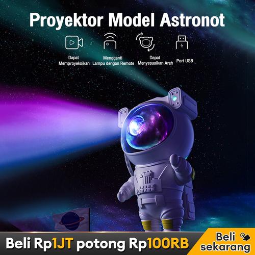 Jual 【garansi 10 tahun】 Proyektor bintang astronot LED laser suasana ...