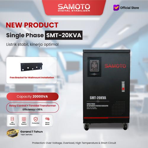 Jual SAMOTO Stabilizer 20000VA Stavolt Single Phase Stavolt SMT20000VA ...