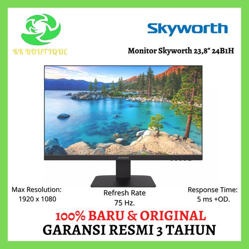 Jual Monitor Skyworth 24" 24B1H FHD IPS 75Hz HDMI 5ms Business Series ...