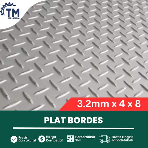 Jual Plat Bordes Tebal 3.2mm x 4 x 8 Feet / 1200 x 2400 mm / 120 x 240 ...