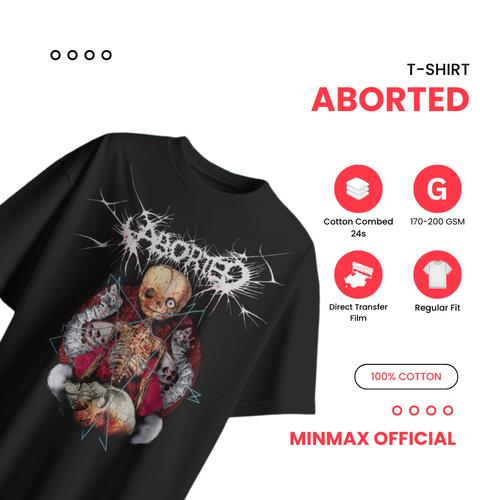 Jual T-Shirt Kaos Band ABORTED 100% Cotton Combed 24s DF31 - Kota Banjar - MINMAX OFFICIAL STORE ...