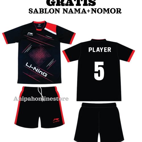 Jual Importir [ free nama nomor punggung ] jersey badminton custom baju ...