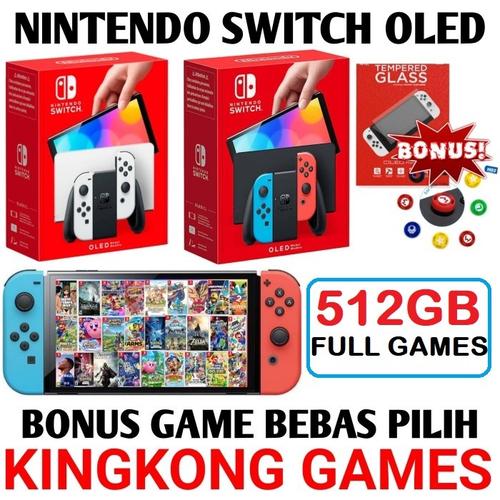 Jual Nintendo Switch OLED Console White - SPLATOON, 512GB - Jakarta ...