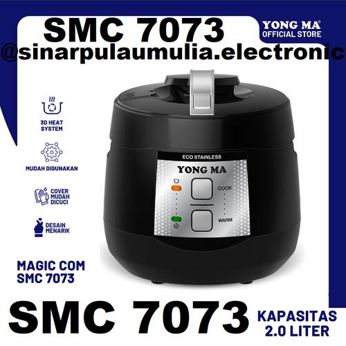 Jual Yong Ma Rice Cooker Magic Com 2 Liter Stainless Yongma - SMC-7073 ...