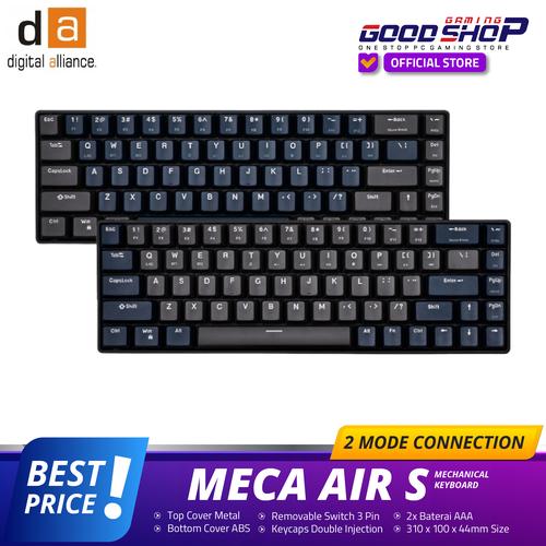 Promo Digital Alliance Meca Air S 65% Wireless Mechanical Gaming ...