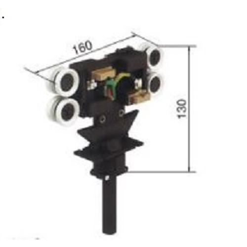 Jual Current Collector 56JD-4/25 Enclose Busbar 4 Pole 25A Power Rail ...