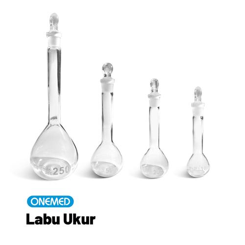 Jual ONEMED Labu Ukur Kaca Laboratorium - Volumetric Flask 10 25 50 250 ML - 25 ML - Jakarta ...