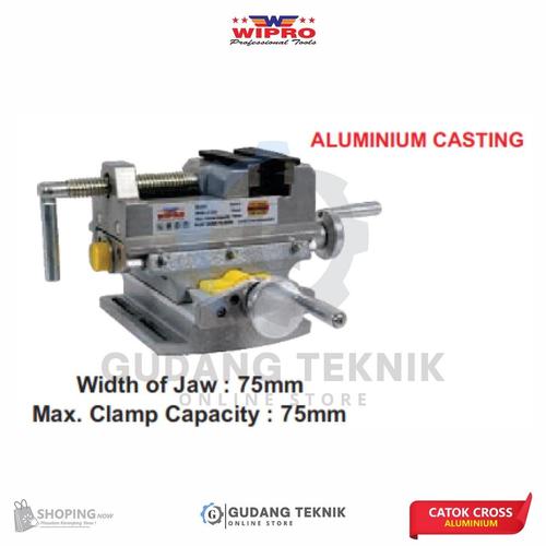 Jual Catok Cross Aluminium Body 3" WIPRO ECA-3 / Ragum Catok Silang ...
