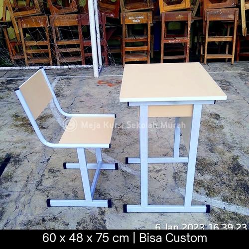 Jual Meja Kursi Belajar Sekolah SD SMP SMA meja Besi Holo - Meja ...