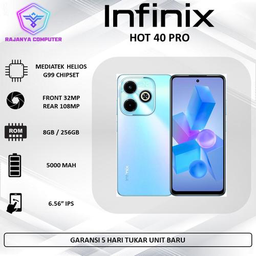 Jual Infinix Hot 40 Pro 8/256GB Garansi Resmi Infinix Indonesia - Kota ...
