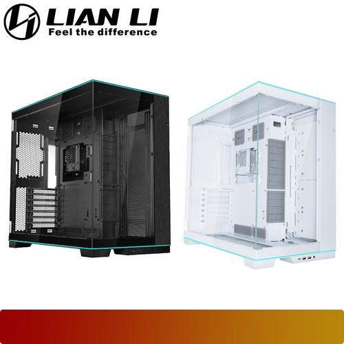 Jual LIAN LI O11 DYNAMIC EVO RGB BLACK WHITE - TEMPERED GLASS FRONT ...