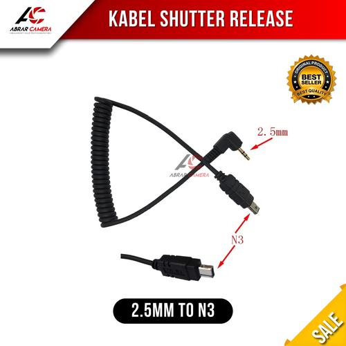 Jual Kabel 2.5mm to N3 Kamera Remote Control Shutter Release Cable Nikon - Kab. Jember ...