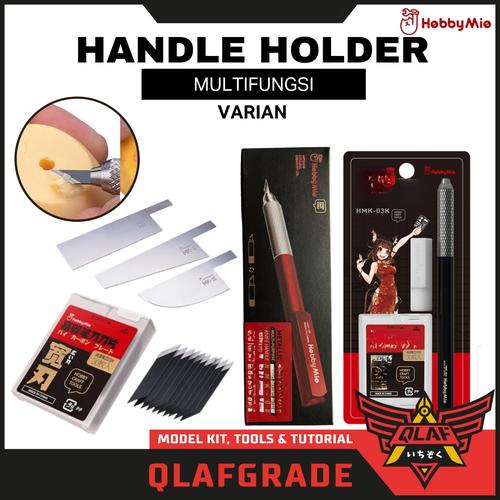 Promo Pen HANDLE HOLDER Hobby Mio multifungsi cutter scriber scapper ...