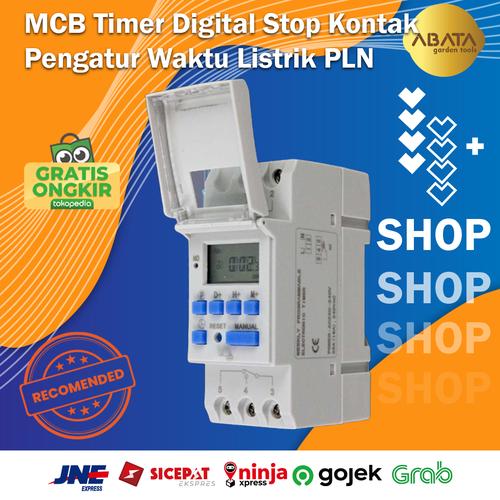 Promo Digital Timer Switch Programmable 20 Program 220V/16A MCB Timer ...