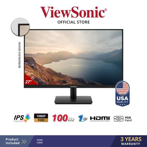 Jual Monitor LED ViewSonic VA270-H 27" IPS Full HD 1080p 100hz 1ms VGA ...