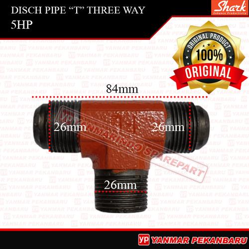 Jual 3 HP 5 HP DISCHARGE PIPE T THREE WAY 3HP 5HP UKURAN 3/4 INCI MESIN ...