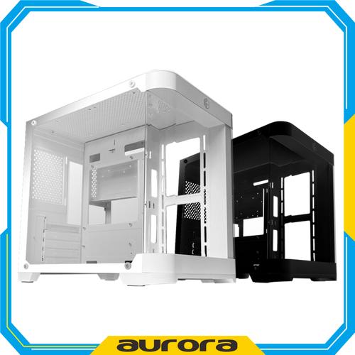 Jual CUBE GAMING KURV Black White MATX M-ATX ITX Casing PC Computer ...