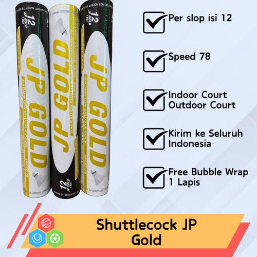 Jual Shuttlecock Kok JP GOLD. Cock Badminton Bulu Tangkis - Jakarta ...