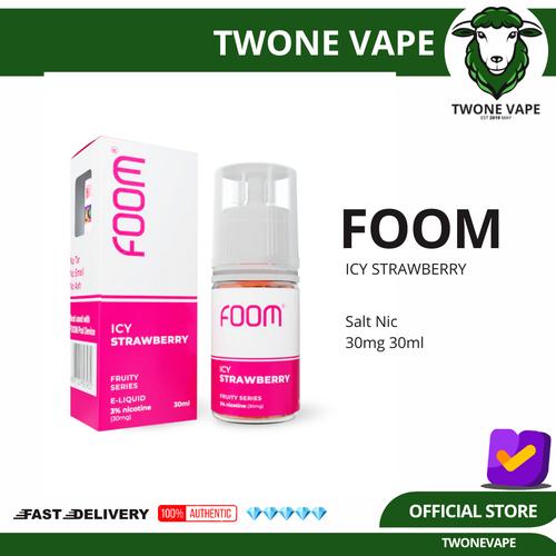 Jual Foom Icy Strawberry Salt Nic 30Ml by FOOM - FOOM Icy Stawberry ...
