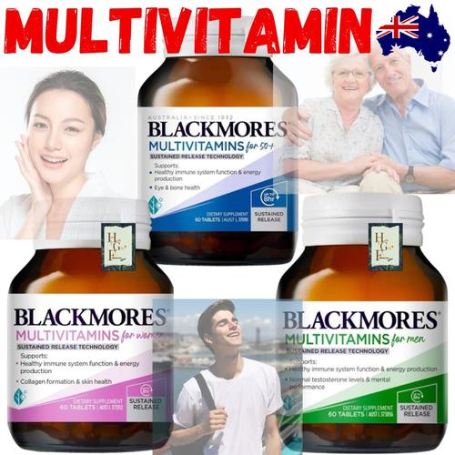 Jual blackmores multivitamin for 50+ sustained release 60 tablets - Kota Tangerang - Health ...