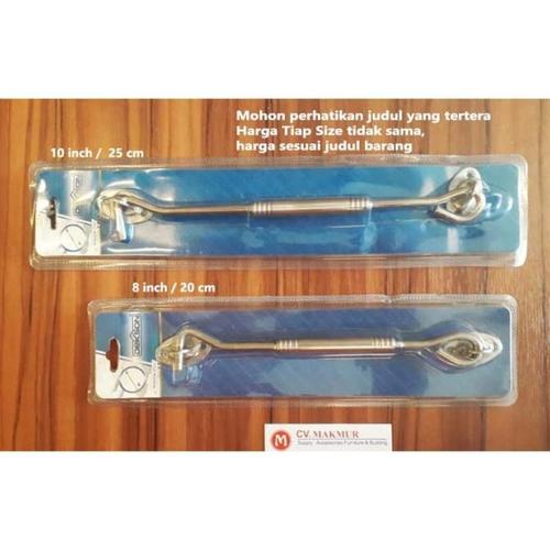 Jual WINDOW STAY DEKKSON WS 001 10" SSS Hak Angin Kait Jendela 10 Inch ...