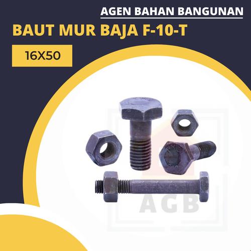 Jual Baut Mur Baja F10T / BM Baja / Bolt & Nut 16 x 50 - Jakarta Utara ...