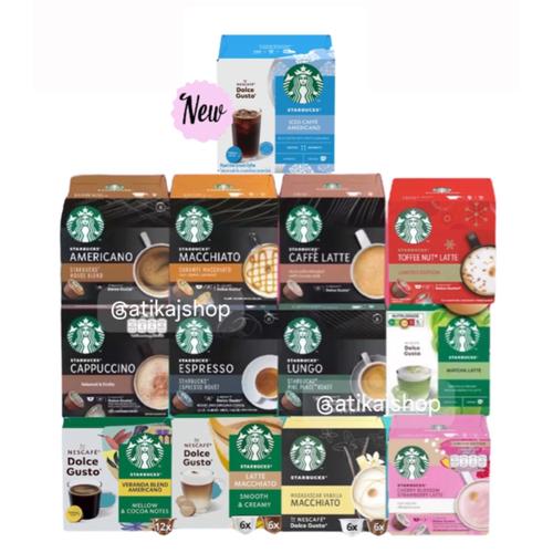 Jual Nescafe Dolce Gusto NDG Starbucks Coffee Capsule - ORIGINAL - Mix ...