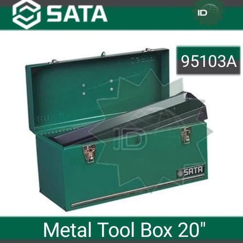 Jual Toolbox Besi Tool Box Besi 95103A 20" Metal Tool Box Chest Sata ...