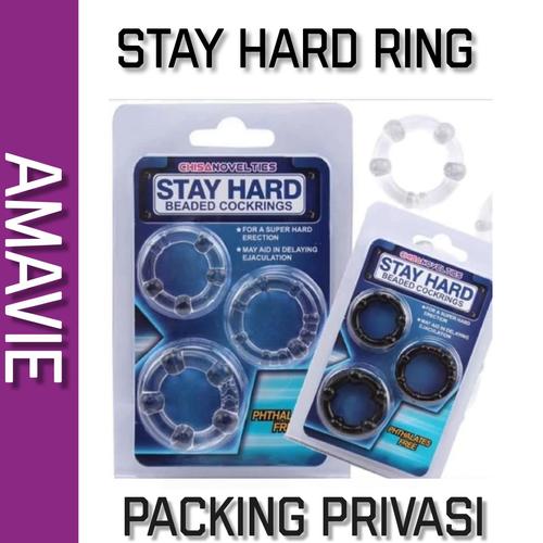 Jual Stay Hard Ring Beaded Cokcring Original Silicone - Bening ...