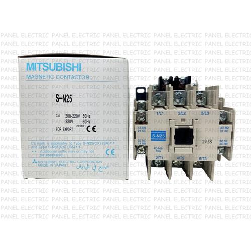 Jual MAGNETIC CONTACTOR MITSUBISHI SN-25 SN 25 110V/220V/380V KONTAKTOR ...