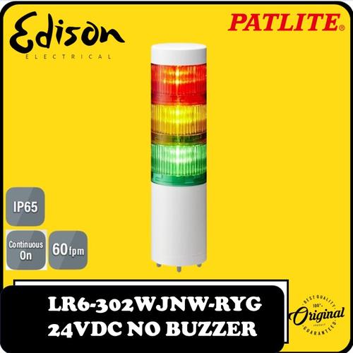 Jual PATLITE LR6-302WJNW-RYG IP65 Tower Lamp 60mm DirectMount (No Buzzer) - Jakarta Barat ...