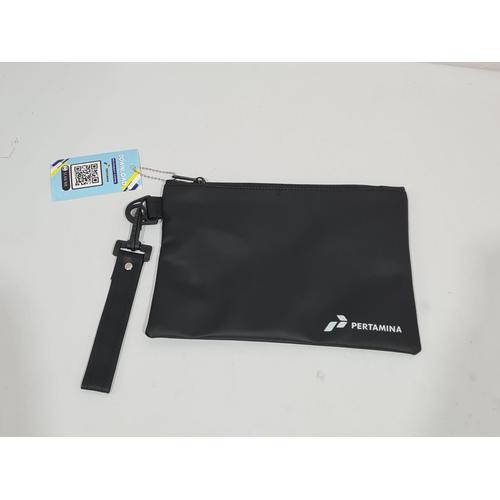 Jual Clutch handbag souvenir pertamina + hang tag custom / Clutch ...