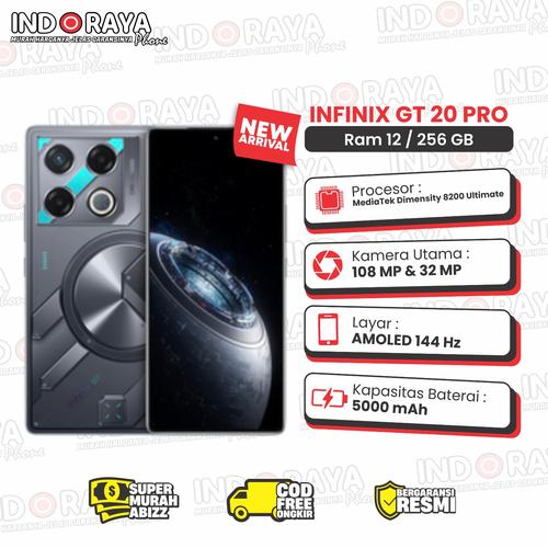 Promo Infinix GT 20 Pro 5G 8/256GB Up to 16GB Extended RAM Dimensity 8200 Ultimate 6.78" Amoled ...