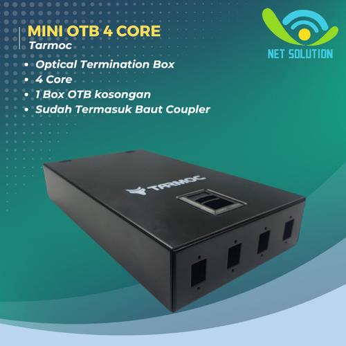 Jual Tarmoc Fiber Optic mini OTB 4 Core SC | Roset FO Besi 4C Kosongan ...