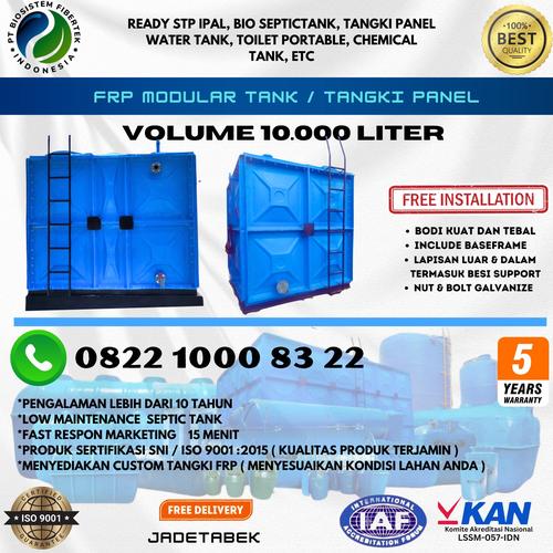 Jual Tangki Panel BIOSYS Volume 10 m3. biotech sistem, biofil, biotank ...