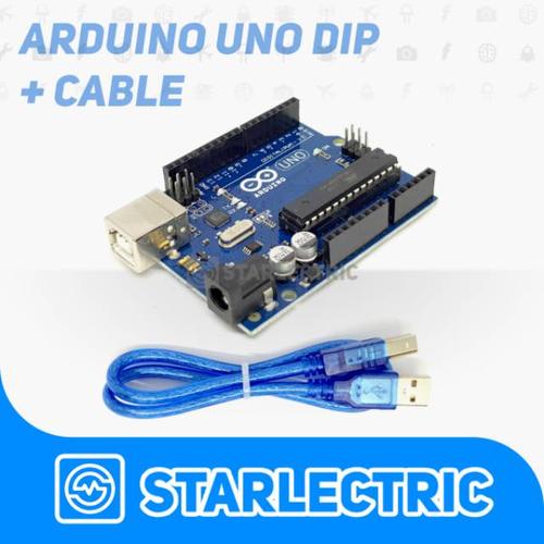 Jual Uno R3 with Cable - Arduino Uno Complatible ATmega328p dengan ...