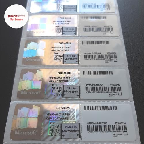Jual COA WINDOWS 10 PRO 64 BIT OEM ORIGINAL - Jakarta Pusat - Point ...