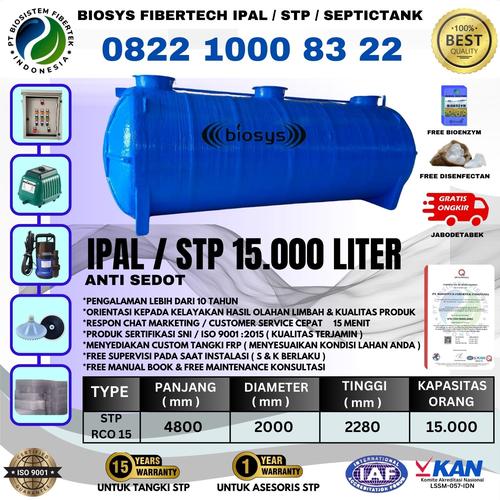 Jual Septic tank STP IPAL RCO SERIES 15 m3/15.000 liter, Biosys ...
