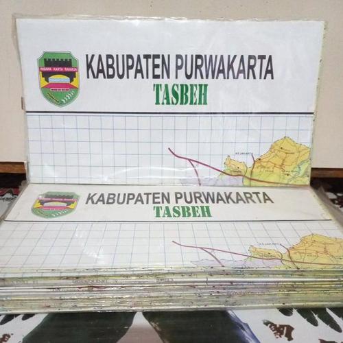 Jual "Laku" Peta Lipat - Peta Kabupaten Purwakarta " Tasbeh " - Jakarta ...