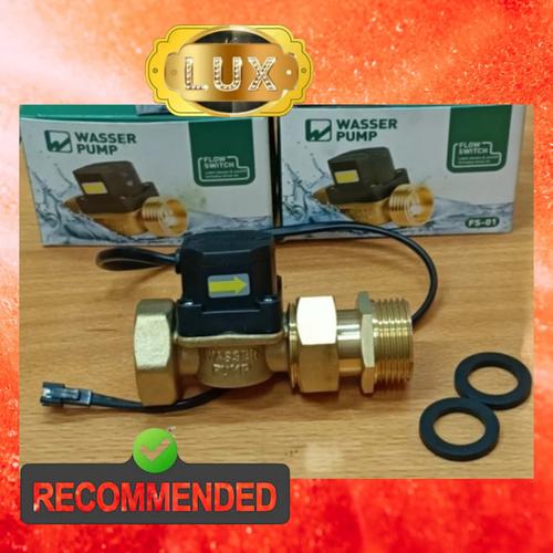 Jual Automatic Control water Flow switch brass Ori WASSER pump 1 inch ...