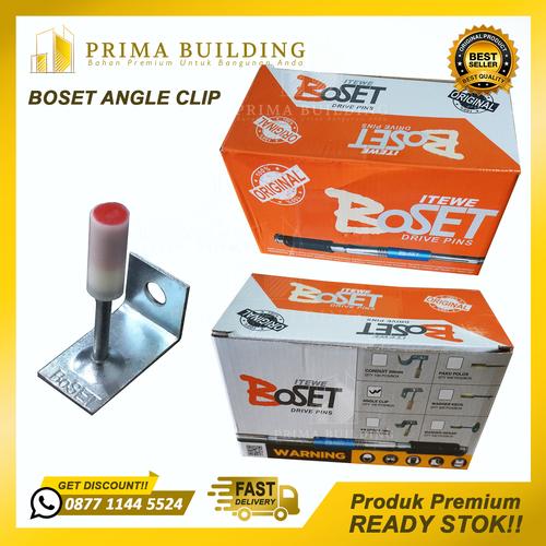 Jual BOSET PIN Angle Clip ORIGINAL / BoSET Paku Tembak Beton angel clip ...