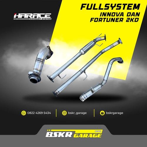 Jual Fullsystem Knalpot Mobil Innova & Fortuner 2KD - DENGAN DOWNPIPE ...