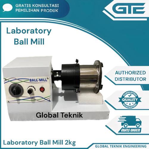 Jual Laboratory Ball Mill 2kg heavy duty with SS balls 10 big 35 small ...