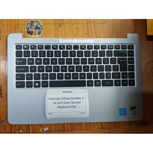 Jual Palmrest Infinix Itel Able S1 14 inch Silver Second Keyboard Oke ...