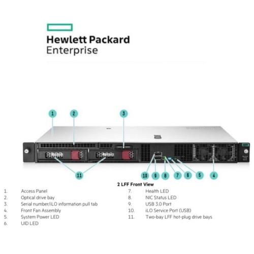 Jual HPE ProLiant DL20 Gen10 Xeon E-2224 32GB 1TB P17078-B21 - Jakarta ...