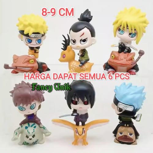 Jual Action Figure Naruto Sasuke Gaara kakashi Gamabunta Shukaku Garuda ...